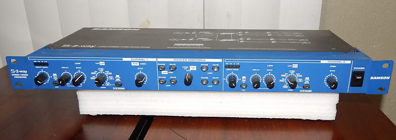 Samson S 2-way active crossover with phase and delay | Reverb