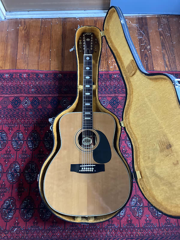 Aspen 12-String Acoustic Guitar 1970s w/ Hardshell Case | Reverb