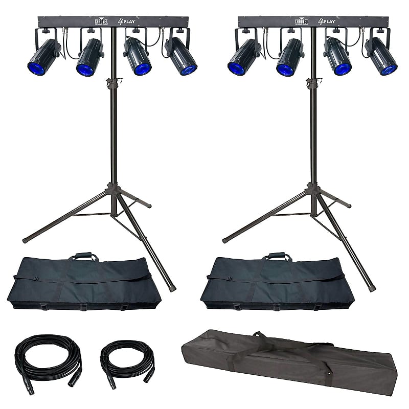 Chauvet DJ 4Play 2 LED Moonflower Party Stage Lighting System | Reverb