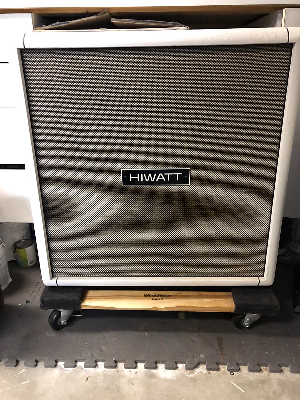Hiwatt Model 4123 4x12 Speaker Cabinet-White-Price Reduced! | Reverb