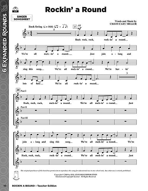 Rockin A Round Collection Of Upbeat Rounds For Classroom And | Reverb