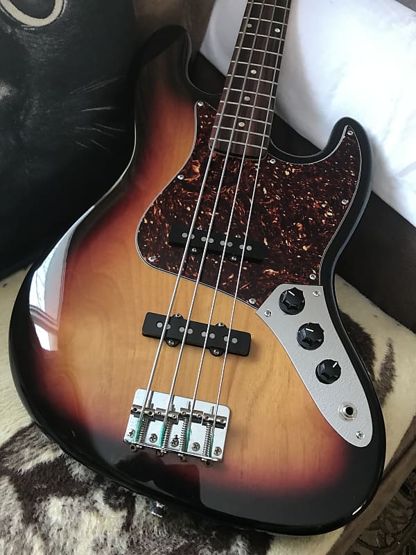 Bass Guitar - Chandler - Sunburst | Reverb