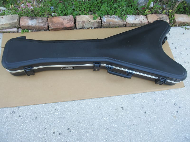 SKB Flying V Hardshell TSA Case With Key Fits Gibson Jackson | Reverb