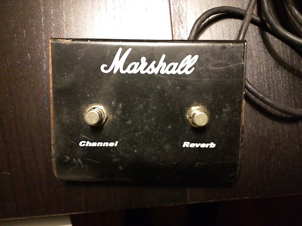 Marshall Channel switching/reverb pedal Black | Reverb