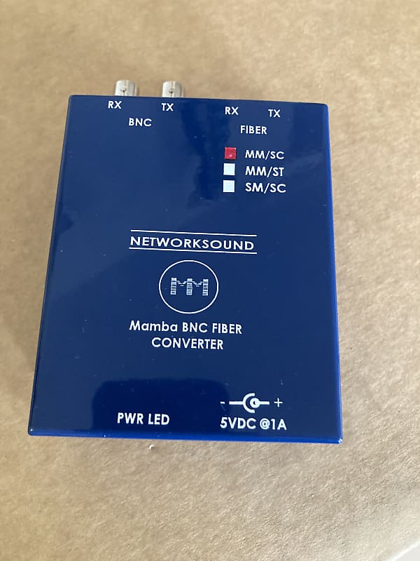 Network Sound Mamba MADI BNC to Fiber Converter - MM / SC | Reverb