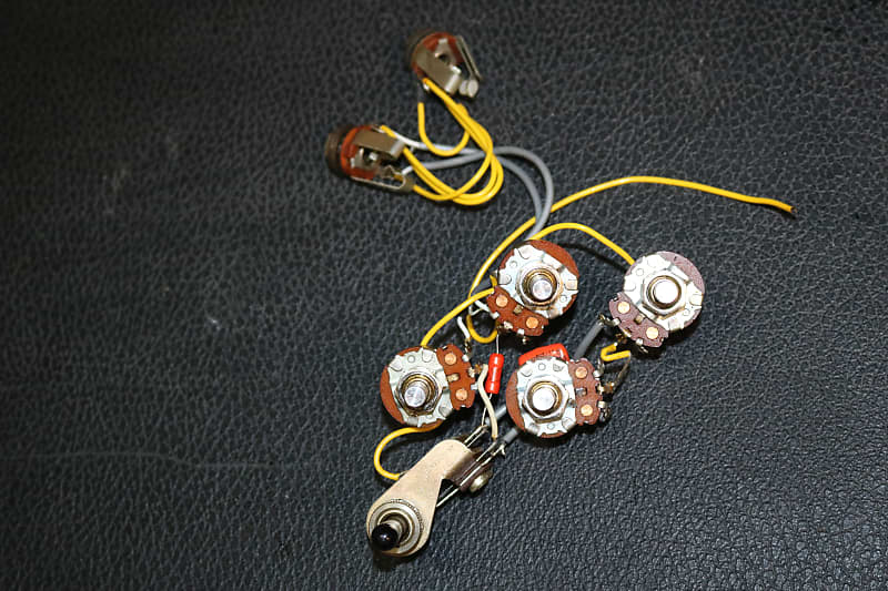 Vintage Original 1973 Rickenbacker 4001 Bass Wiring Assembly | Reverb