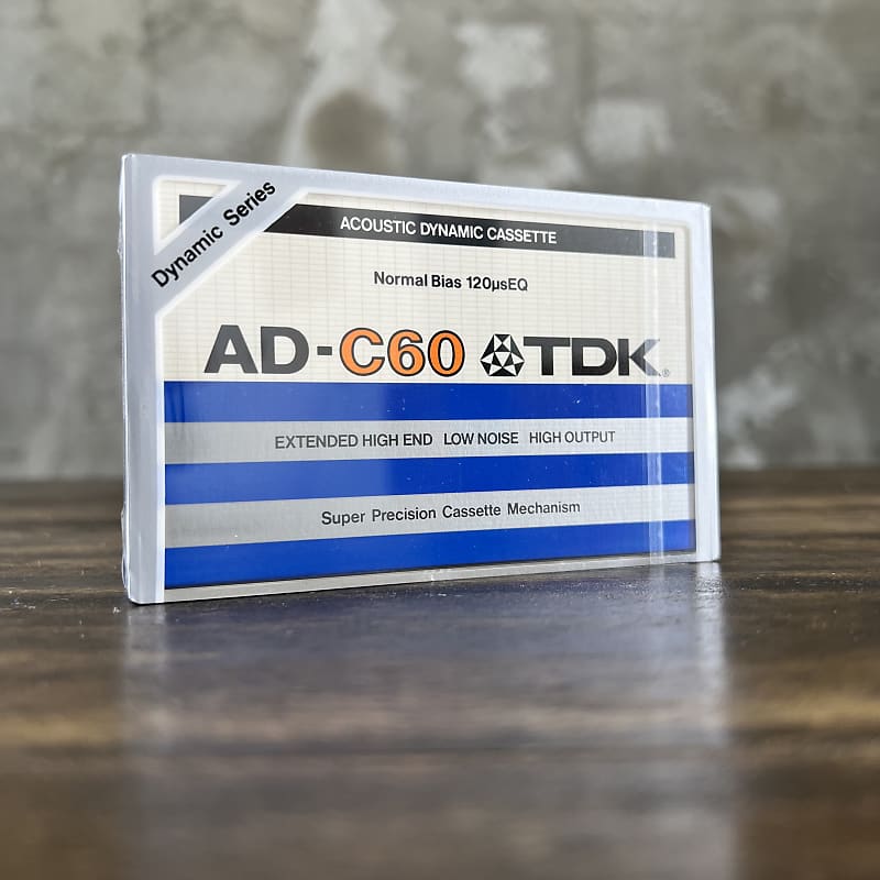 Factory Sealed TDK AD-C60 Acoustic Dynamic Cassette 1979-81 | Reverb