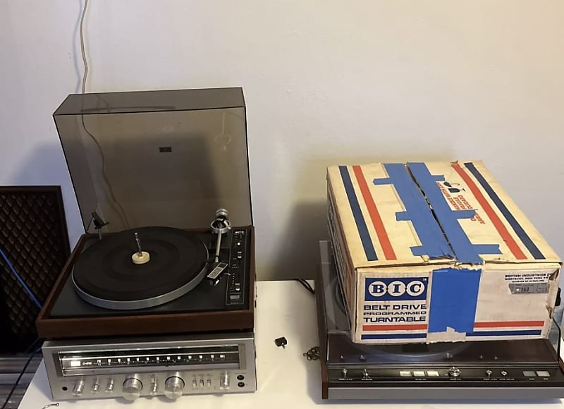 BIC 960 Manual Belt Drive Programmed Turntable Stacking | Reverb