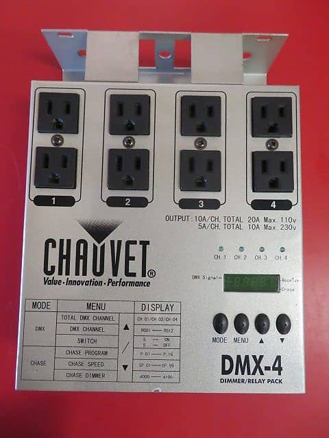 Chauvet DMX-4 | Reverb