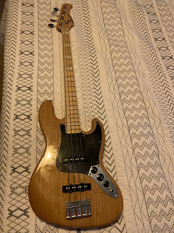 32" Scale SX Ursa 2 LT MN Ash Natural Medium Scale Bass | Reverb