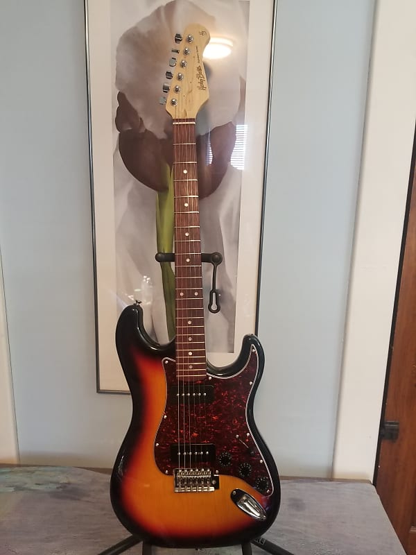 Harley Benton Standard Series P90 Strat - Sunburst | Reverb