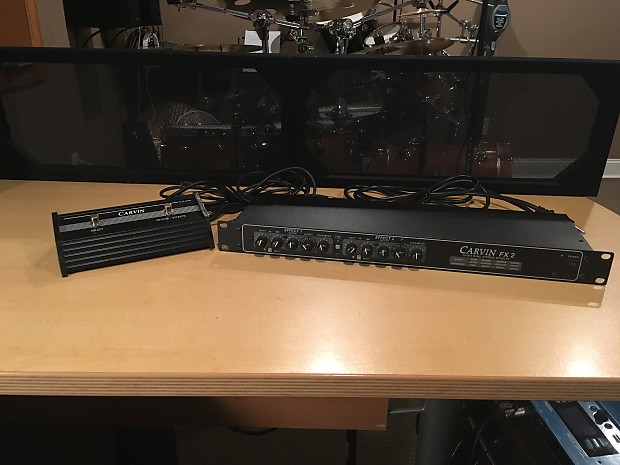 Carvin FX2 Dual Stereo Effects Processor complete with FS22 | Reverb