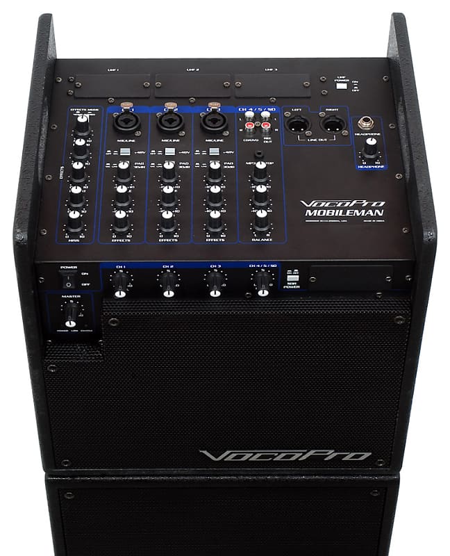 VocoPro MOBILEMAN Eighty Watt Portable Battery Powered PA | Reverb