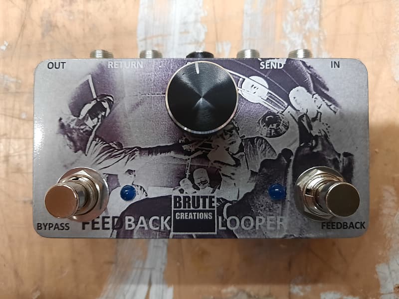 BRUTE CREATIONS Feedback Looper Pedal, true bypass 2023 | Reverb UK