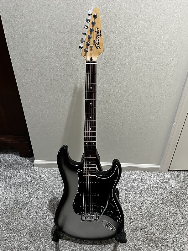 Fender Starcaster Strat 2005-2008 - Silver Burst | Reverb