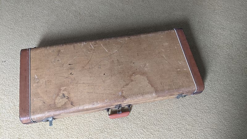1950s Fender T8 Stringmaster blonde tweed case | Reverb