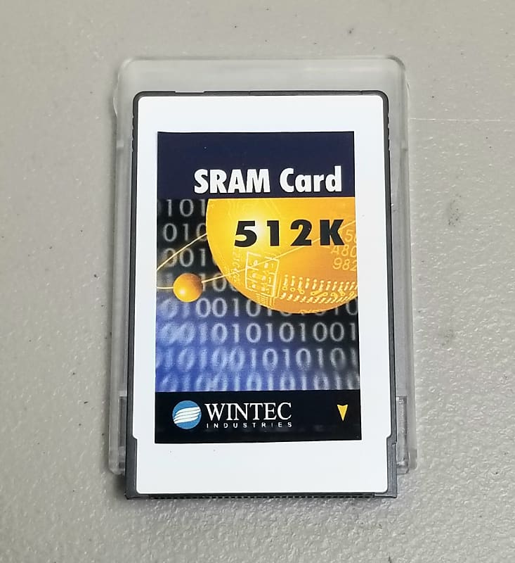 Wintec SRAM 512K (512kb) SRAM PC Memory Card - Keyboard, | Reverb