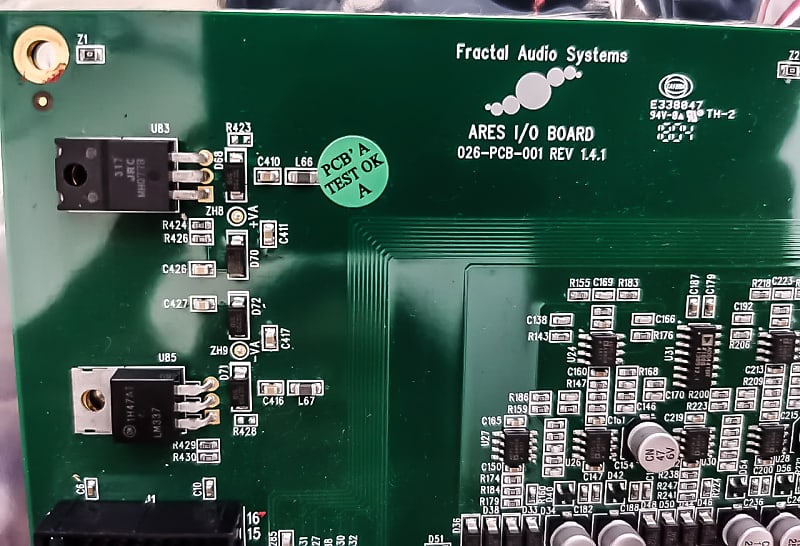 Fractal AXE FX III Mainboard Replacement Original Part Ares | Reverb