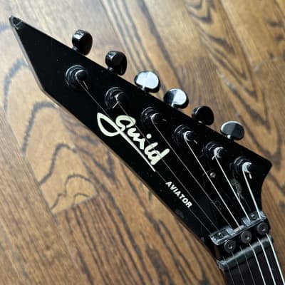 RARE! Guild S-284 Aviator LEFTY 1980’s - Black w/ OHSC | Reverb