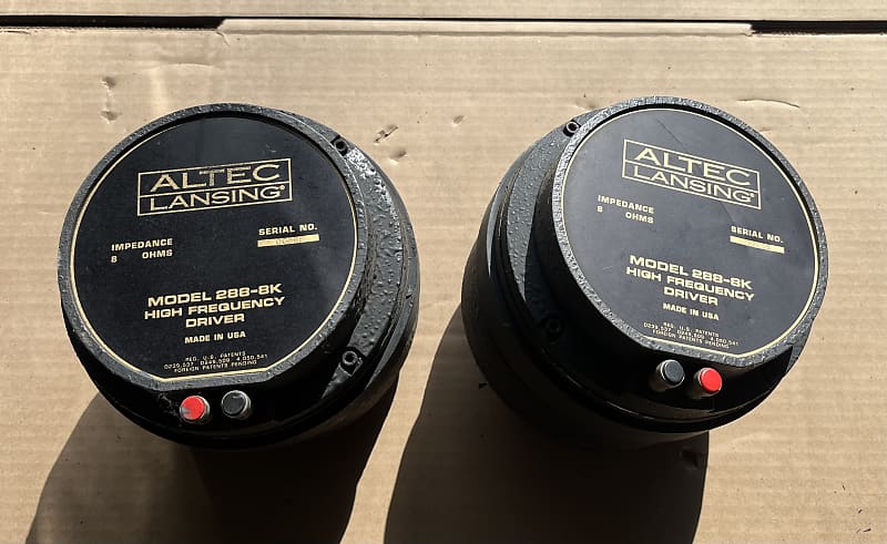 Altec 288-8k Large Format Compression Drivers Pair | Reverb