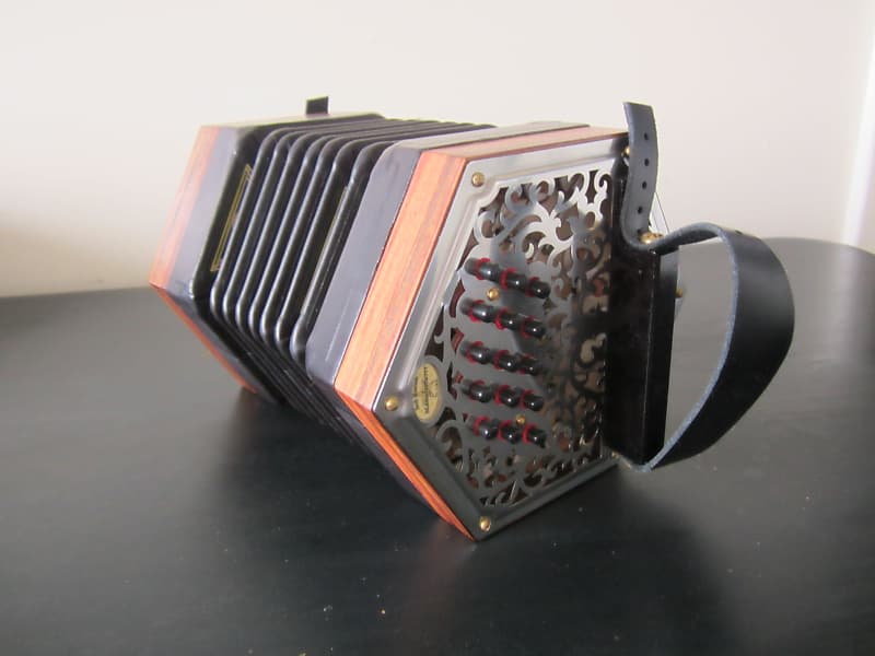 Herrington 30 Button Anglo Concertina | Reverb