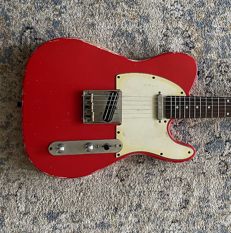 Frickin Bootycaster "T" T-Style Guitar Mid-2010 - Red | Reverb