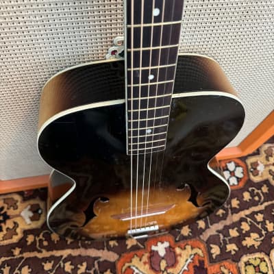 Vintage 1950s 1960s Kay N2 USA Archtop Tobacco Sunburst | Reverb
