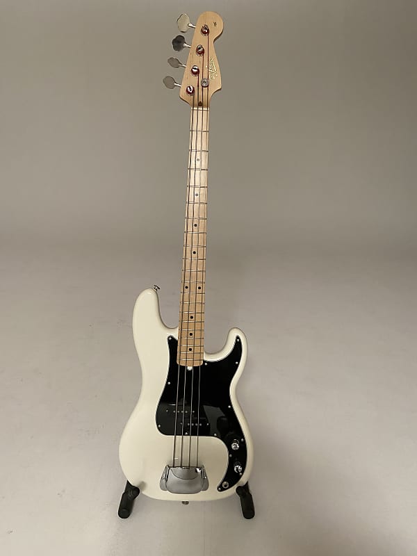 Fender style p bass by Deftone white | Reverb