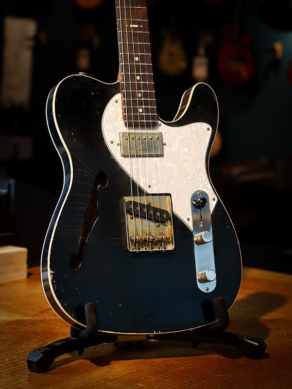 Hansen T-Style Thinline Black | Reverb