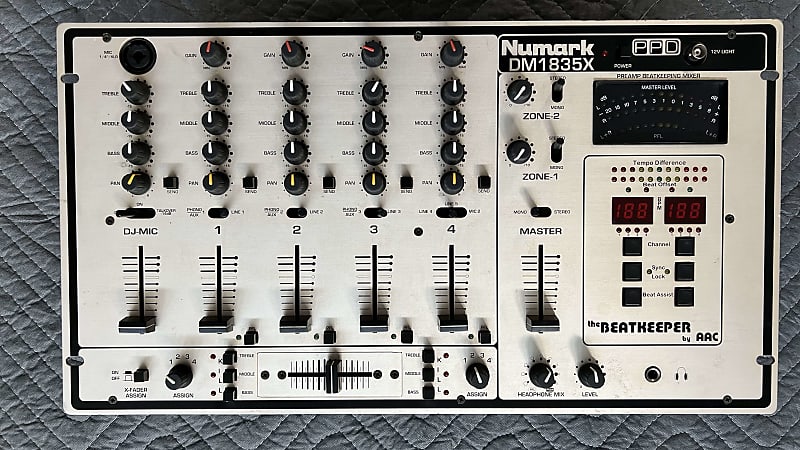 Numark Pre Amp Mixer DM1835X with Beat Keeper | Reverb