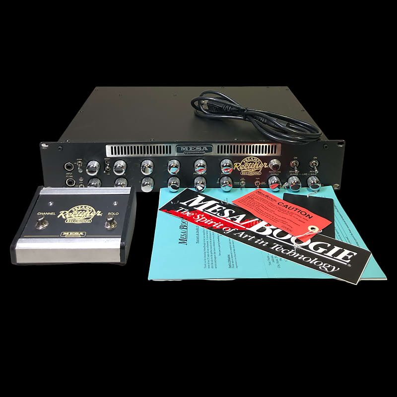 Mesa Boogie Rectifier Recording Guitar Preamp Rack Mount with | Reverb