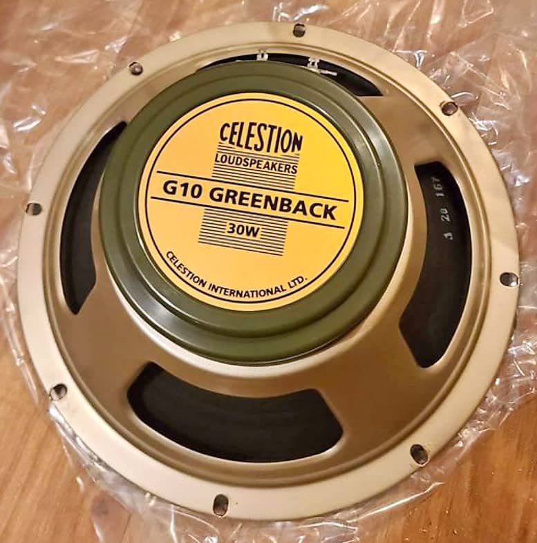 Celestion Greenback G10 made in U.K. | Reverb