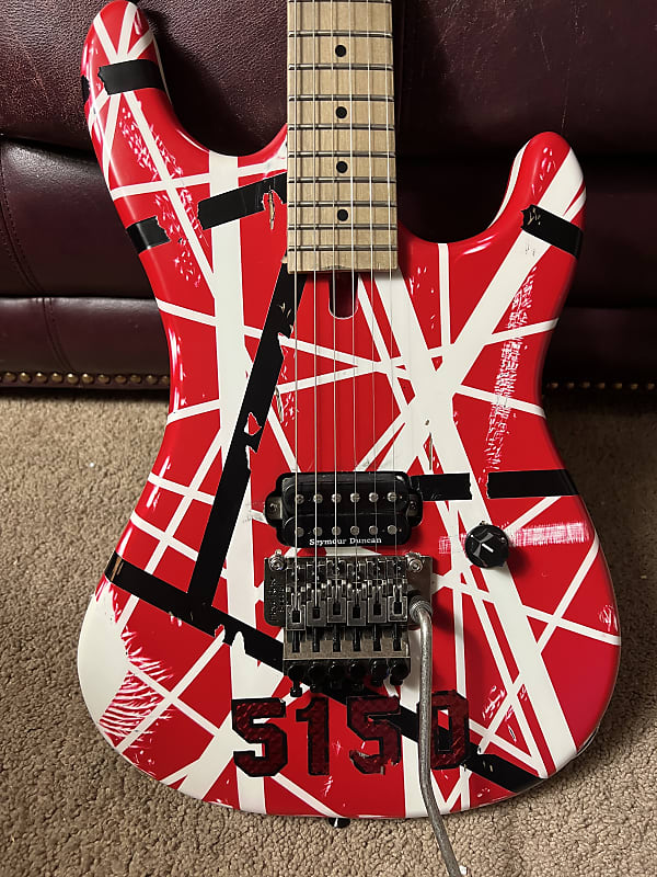 Vintage Kramer Guitar with Custom Paint job after EVH 5150 | Reverb
