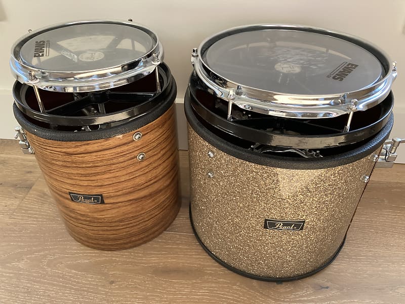 Pearl Vari-Pitch rototoms phenolic toms drums | Reverb
