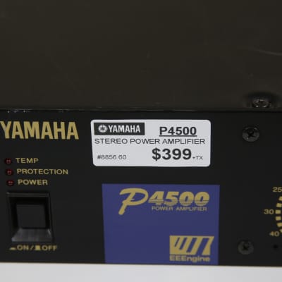 YAMAHA P4500 2 CHANNEL 460W STEREO POWER AMPLIFIER | Reverb