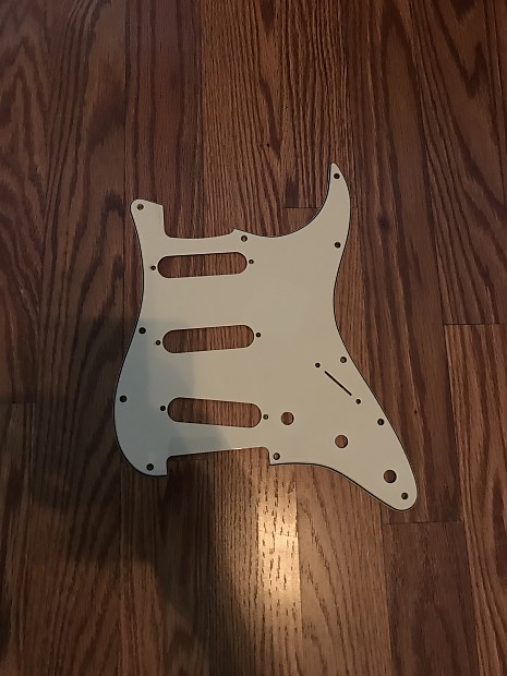 Fender Stratocaster Pickguard Parchment | Reverb