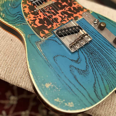 Palir Titan Mojo Finish with Gold Sparkle Binding Electric | Reverb