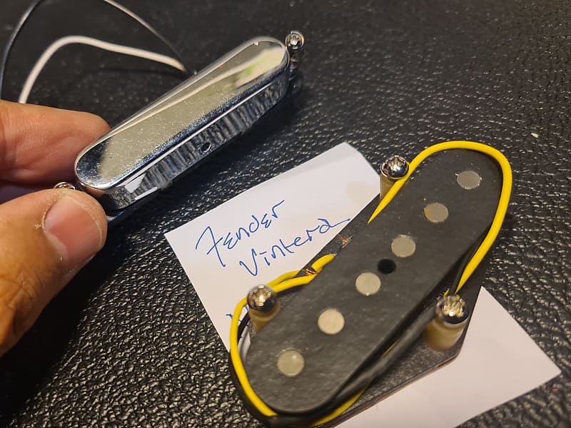 Fender Telecaster Vintera 50s Pickups 2022 - Chrome Black | Reverb
