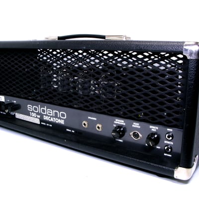 Soldano Decatone 100 Watt 3 Channel Amp Head Black Superb - | Reverb