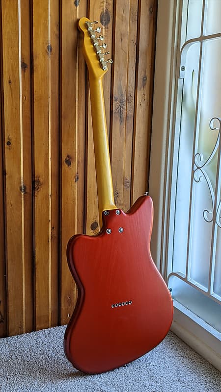 Conway Guitars Telemaster Jazzcaster 2021 Burnt | Reverb Australia