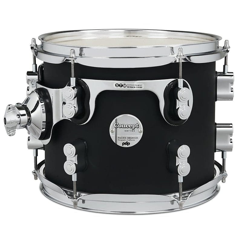 PDP Concept Maple Tom 10x8 Satin Black | Reverb