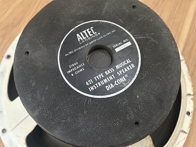 Altec Lansing 421A 1960-1970 | Reverb