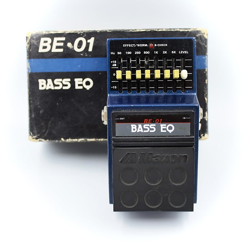 Maxon BE-01 Bass EQ Adapter Use Only With Original Box Guitar | Reverb