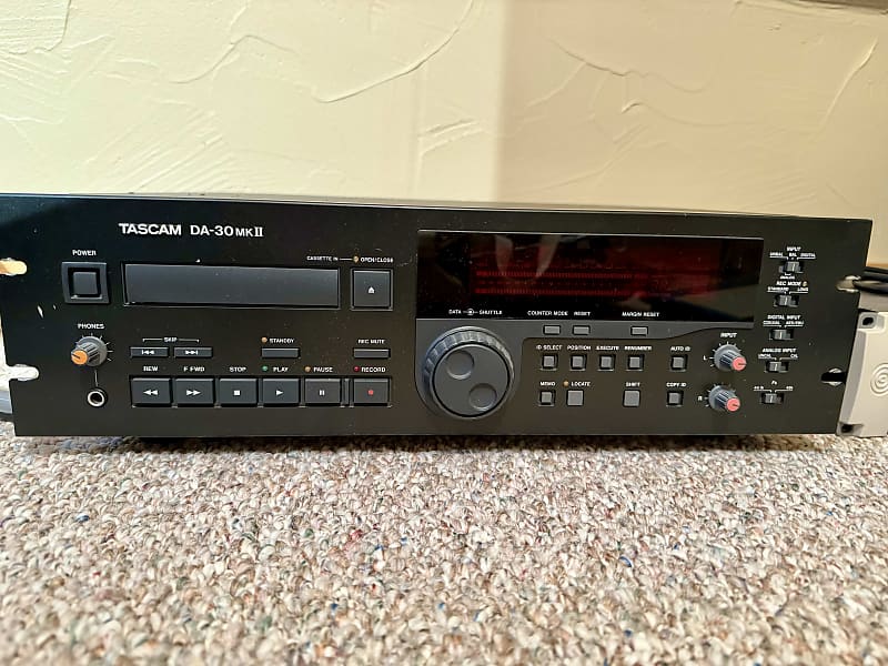 TASCAM DA-30 MKII Digital Audio Tape Deck DAT Recorder 1990s | Reverb