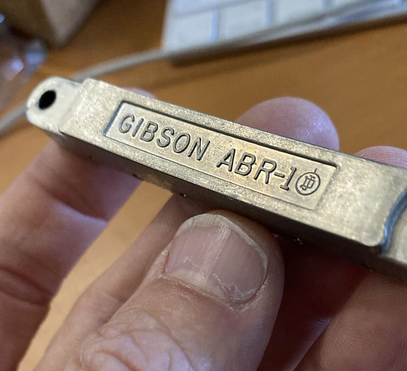 1959 Gibson ABR-1 No Wire Bridge 1950s - Nickel | Reverb