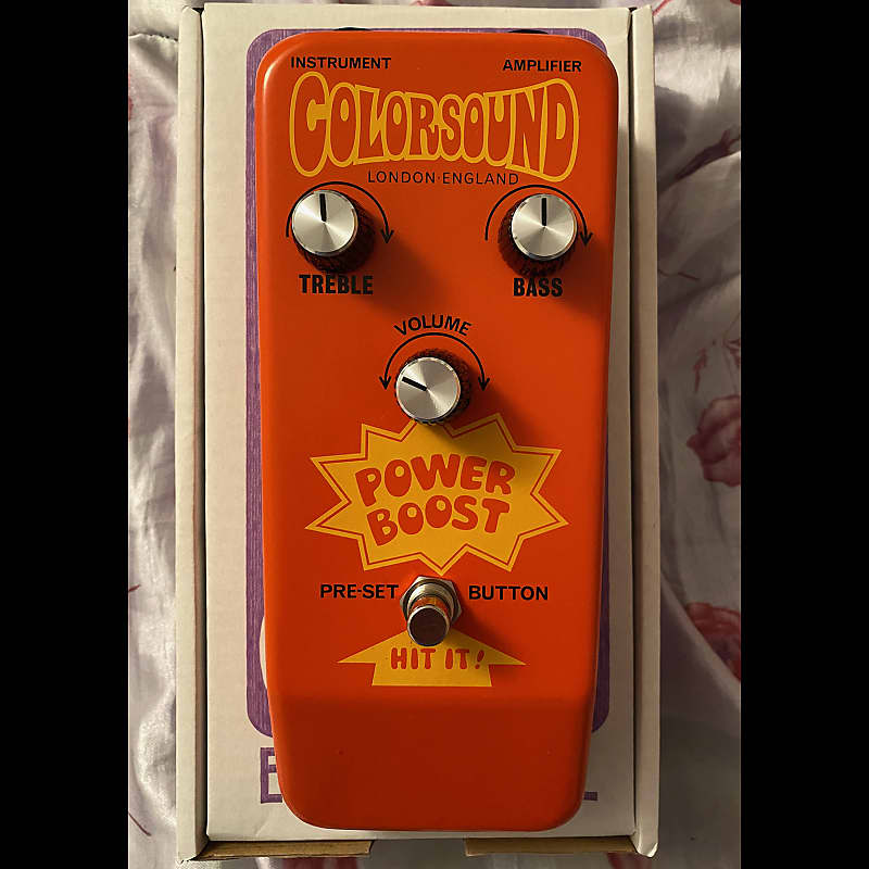 Sola Sound 18V Power Boost guitar effects pedal | Reverb