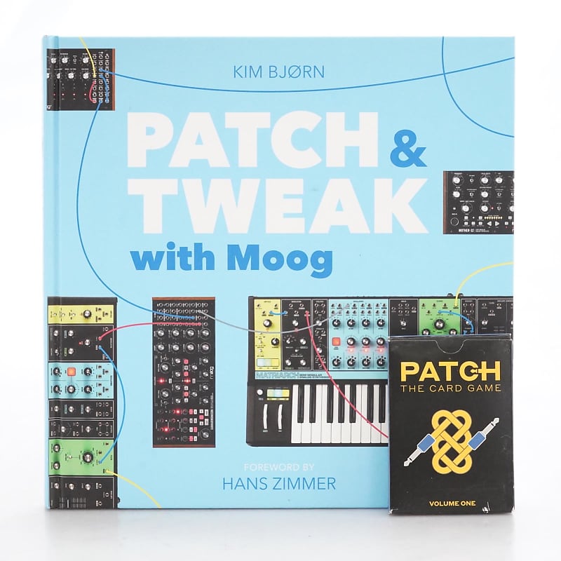Bjooks Patch & Tweak With Moog Book w/ Patch the card game | Reverb