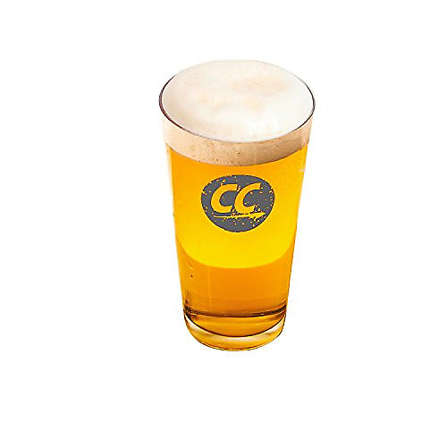 ChromaCast Stamped Logo Pub Beer Glass, 16.5-Ounce, Set of 4 | Reverb