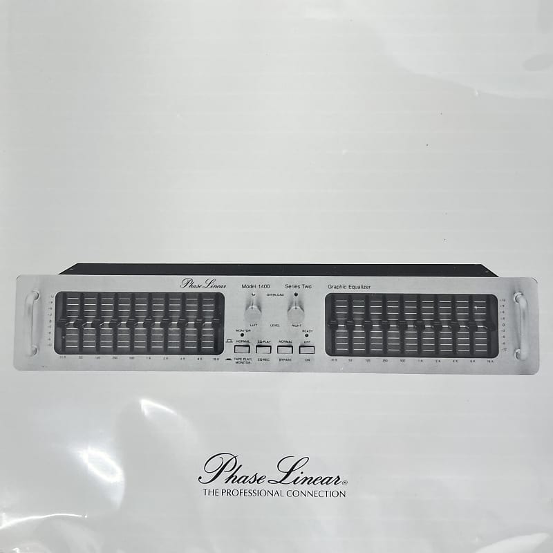 Phase Linear Model 1400 Graphic Equalizer Vintage New In Box | Reverb