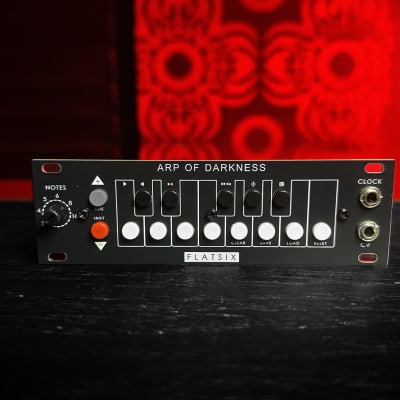 FlatSix Modular Arp Of Darkness (Black) - 1U CV Arp with a | Reverb UK